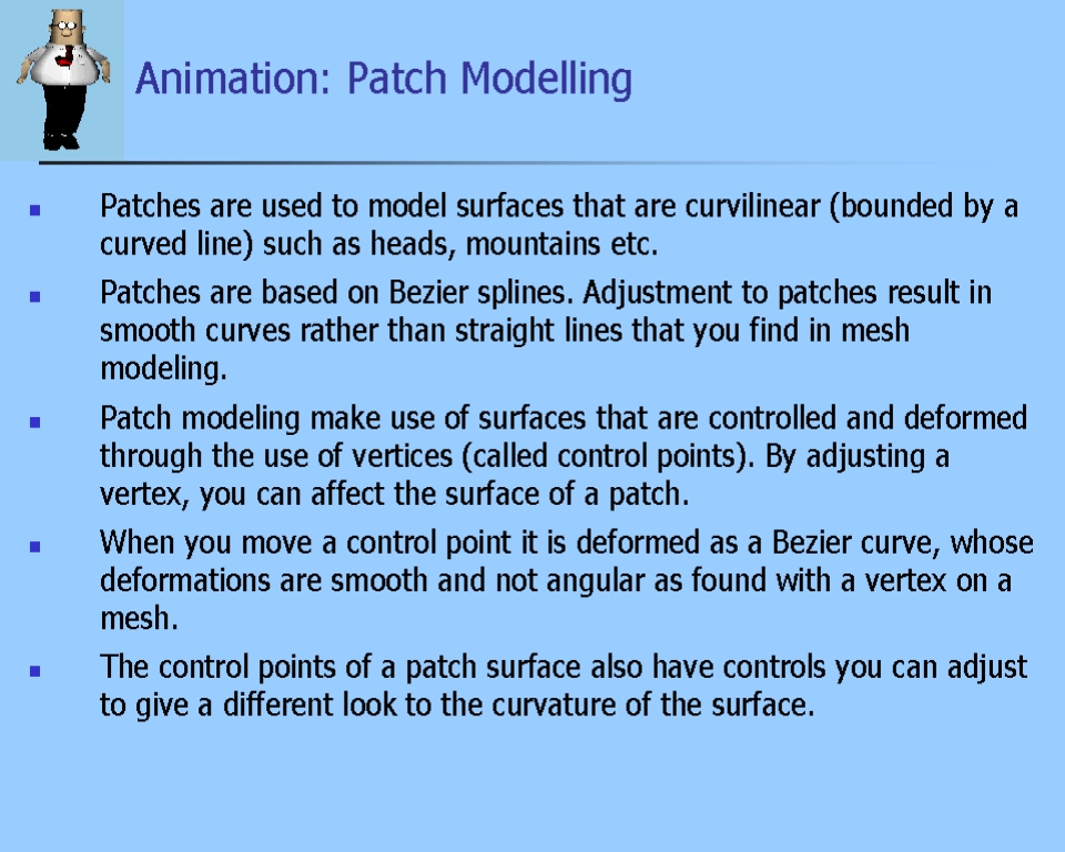 Animation Patch Modelling